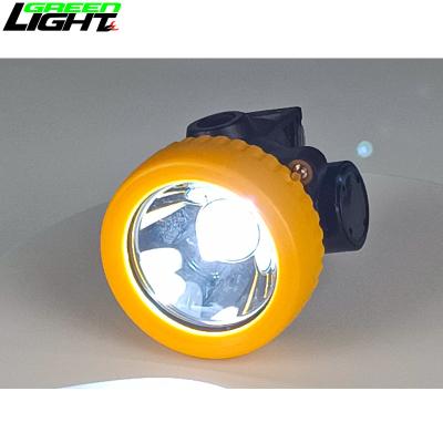 China Cordless LED Rechargeable Mining Cap Lamps IP68 Waterproof For Miners 5000lux for sale