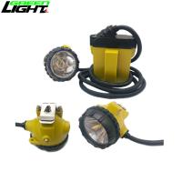 China ATEX Mining Hard Hat Lights Cordless IP68 Waterproof 10.4Ah 25000lux for sale