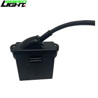 China IP67 LED Miner Cap Lamp , 10000 Lux 3.7V Corded Underground Mining Lamp for sale