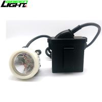 China IP67 Rechargeable Miners Headlamp For Hard Hat 10000Lux 3.7V 450mA for sale