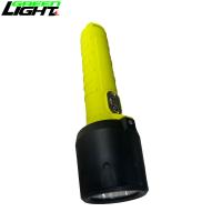 China Waterproof IP68 Explosion Proof Flashlight Torch With SOS 480 Lum 6.4Ah for sale