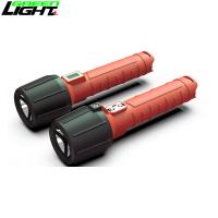 China 3.7V 6.6Ah Explosion Proof Rechargeable Flashlight , 10000 Lux Fire Proof Torch Light for sale