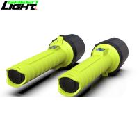 China Rechargeable Torch Explosion Proof Flashlight 6400 MAh 18000lux 3W For Mining for sale