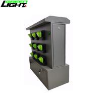 China CE GLC-6 Charger Rack Miner Cordless Cap Lamp Charging Station for sale