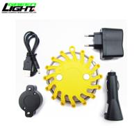China Rechargeable LED Warning Light Magnetic Fixed LED Road Flares Flashing Warning Light for sale