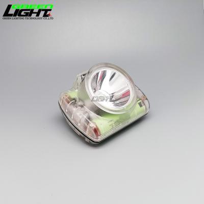 China 217g Mining Cordless Cap Lamp 480mA 15000Lux Safety Miner Work Light With Oled Display for sale