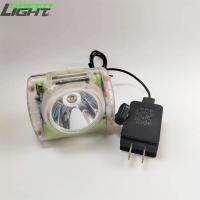 China IP68 Mining LED Headlamp High Power 13000lux Cordless Mining Cap Lamp For Miner Helmet for sale