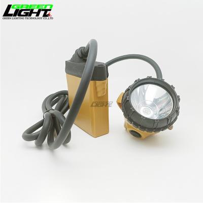 China 25000Lux High Mining Cap Lamp With Cable, Anti-explosive IP68 Coal Mining Safety Helmet Lights for sale