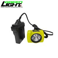 China IP68 Water-Proof 530Lum LED Coal Miners Head Lamp with OLED Screen and Big Lighting Spot for sale