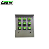 China Mining Cap Lamp Charging Rack 110-240V Two-sides Charger Racks Station For Cordless Lamps for sale