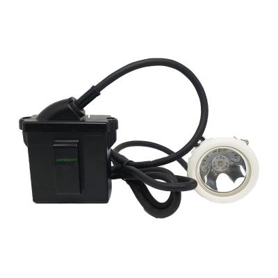 China Super Bright Waterproof IP68 LED Mining Safety Cap Lamps with 6.6Ah Rechargeable Li ion Battery for sale