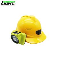 China 25000lux Strong Bright LED Mining Light With USB Charging Underground Cordless Cap Lamp for sale