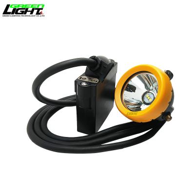China 12000Lux 18Hours Led Corded Mining Lamp Waterproof Ip68 Mines Safety Helmet Light for sale