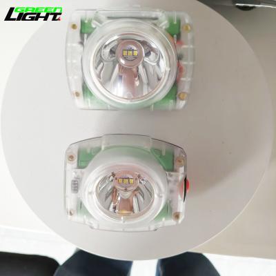 China IP68 Waterproof Mining Cap Lamp GLC-6 OLED Display 15000lux Rechargeable Mining Headlamp Cordless Miner Lamp for sale