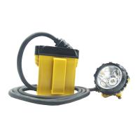 China High Bright 25000lux Rechargeable Cord Miner Cap Lamp Mining Light Miner's Headlamp with 10.4Ah Li-ion Battery for sale
