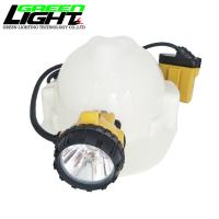 China Rechargeable Portable Miner Safety Lamp Underground Mining Cap Lights 10.4Ah for sale