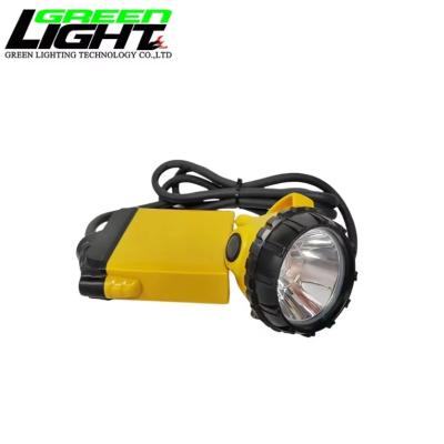 China Led Corded Miners Working Headlamp 25000 lux 10.4Ah Rechargeable Miners Headlamp IP68 Waterproof for sale