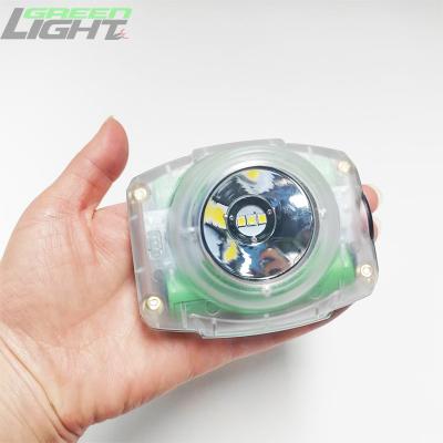 China 35hrs Long Lighting Time Super Bright 7Ah Miner Headlamp Flame Resistant High Power Cordless Cap Lamp for sale