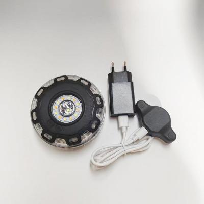 China IP68 Waterproof Multi-Modes Roadside Safety Strobe Light 3350mAh Rechargeable Li-Ion Battery Led Warning Light for sale