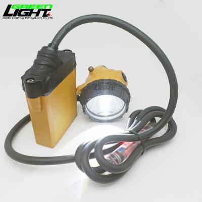 China Long Lasting 100000Hours Life Span LED Mining Hard Hat Lights with Cable Rear Warn Light and Brightness of 15000Lux 25000Lux for sale