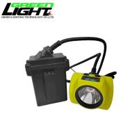 China High Quality Digital Display Corded Led Miner Lamp 14Ah 530lum Mining Cap Light Underground Rechargeable Miner Headlamp with Plug & Play for sale