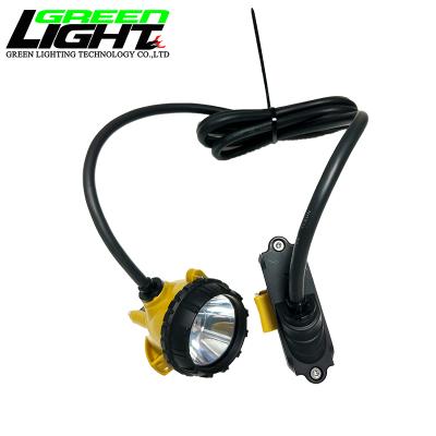 China GL12-A Corded Cap Lamp with 10.4Ah Battery Four Lighting Modes and 100000hrs Lifespan for Underground Coal Mining for sale