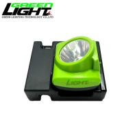 China Cordless Rechargeable LED Mining Lamp with 3.7v 7Ah Li-ion Battery Adjustable Stainless Steel Clip and Magnetic Charging Port for sale