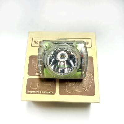 China Cordless Mining Cap Lamp with 100000hrs Lifespan 6.8Ah Battery and Waterproof IP68 LED Mining Headlamp for sale