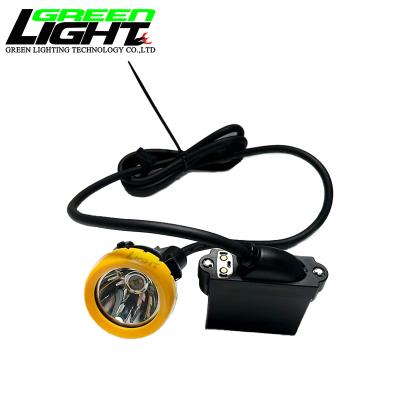 China LED Cap Lamp with 3.7V 7.8Ah Rechargeable Li-ion Battery 10000lux High Brightness and 18 Hours Working Time for Underground Lighting for sale