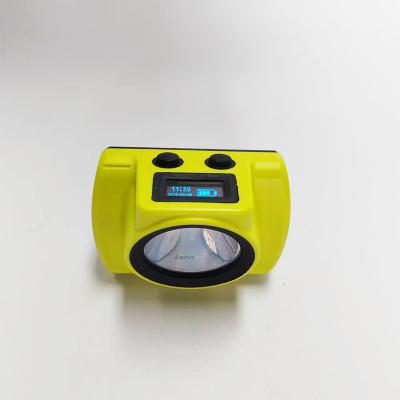 China IP68 25000lux Rechargeable Li-ion Battery Mining Head Lamp Miner Lamp Underground Mine Led Working Light for sale