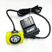 China Waterproof Led Mining Headlamp 14Ah Rechargeable Li-ion Battery Anti Explosion Engineer PC Material LED Miner Cap Lamp for sale