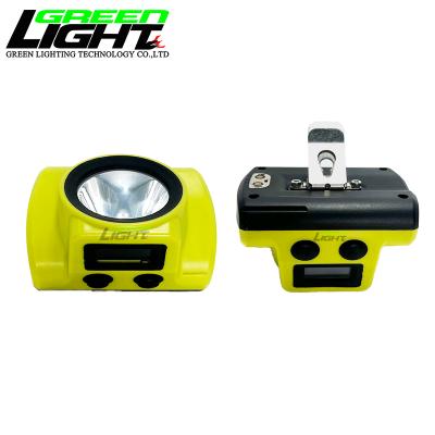 China GLC-6S 18000LUX/25000LUX Led Cordless Mining Cap Lamp With OLED Screen USB Charging LED Mining Headlamp Rechargeable for sale