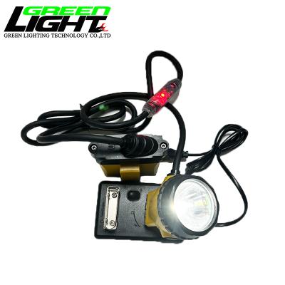 China GLC12-A Corded Cap Lamp Coal Underground Lights Waterproof Miner Headlamp 10.4Ah Rechargeable Li-ion Battery for sale