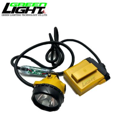 China Coal Mining Battery Light 100000hrs Underground Mining Cap Lamp IP68 for sale
