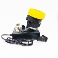 China IP68 Waterproof LED Mining Headlamp with 5000Lux Brightness and Rechargeable Li-ion Battery for sale