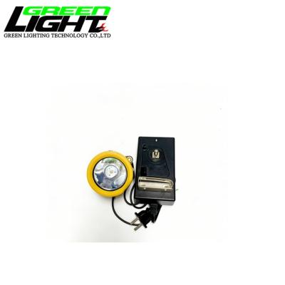 China Cordless Mining Cap Lamp Rechargeable LED Miner Headlamp 5000Lux Lightweight Mining Light GLT-2 for sale