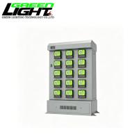 China GLC-6 Mining Cap Lamp Charging Rack 15 Units Double-Side Charging Station for Cordless Miner Lamps 110-240V Industrial Charging System for sale