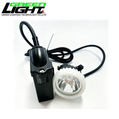 China 15000Lux Corded Mining Cap Lamp Industrial Headlamp IP67 Waterproof 7.8Ah Li-ion Battery for Underground Safety Lighting for sale