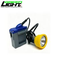 China Rechargeable LED Miner Cap Lamp 3.7V 7800mAh Mining Headlamp 17H Working Time Underground Industrial Safety Headlight for sale
