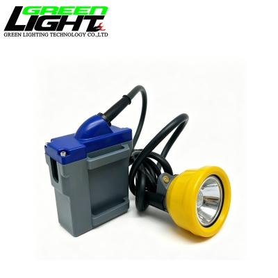 China Rechargeable LED Miner Cap Lamp 3.7V 7800mAh Mining Headlamp 17H Working Time Underground Industrial Safety Headlight for sale