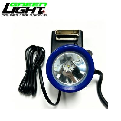 China LED Corded Miner Cap Lamp 3.7V 7800mAh Rechargeable Mining Headlamp 15000Lux Long Working Time Underground Safety Lighting for sale