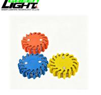 China IP68 Magnetic LED Beacon Warning Indicator Light Rechargeable 5W 16LED Multi Color Flashing Light DC5V Li-ion for sale