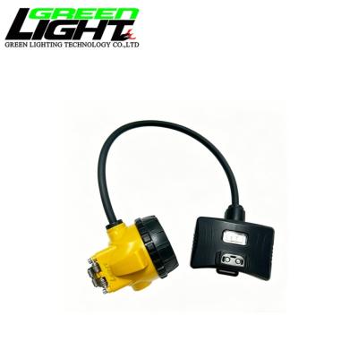China 25000Lux Mining Cap Lamp IP68 Waterproof Explosion-proof Corded Headlamp 6.8Ah Battery 392g Lightweight 4 Modes GS12-A for sale