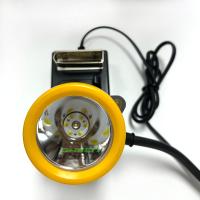 China LED Mining Lamps Featuring 3W Cree LED Main Light and 6 SMD LED Auxiliary Lights with 6.6Ah Rechargeable Battery for Extended for sale
