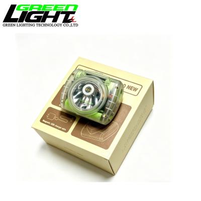 China Cordless Mining Cap Lamp LED Mining Headlamp IP68 Rechargeable Miner Light with OLED Display GLC-6 for sale