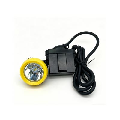 China GL8-D Rechargeable Mining Cap Lamp 15000Lux LED Miner Headlamp IP68 Waterproof Corded Underground Mining Light for sale
