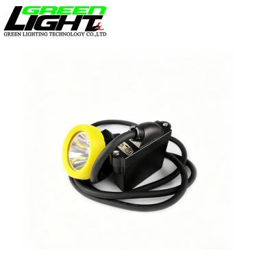 China Rechargeable Mining Cap Lamp 15000Lux LED Miner Headlamp IP68 Corded Mining Light GL8-D for sale