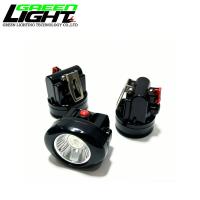 China 4000Lux Cordless Mining Cap Lamp Rechargeable LED Miner Headlamp IP67 Waterproof Lightweight GL2.5-A for sale