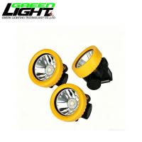 China Cordless Mining Cap Lamp Rechargeable LED Miner Headlamp 5000Lux Lightweight Mining Light GLT-2 for sale