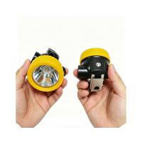 China Cordless Mining Cap Lamp Rechargeable LED Miner Headlamp 5000Lux Lightweight Mining Light GLT-2 for sale